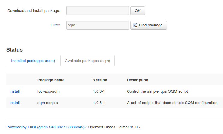 Control de ancho de banda con Openwrt SQM (Smart Queue Management) | Web de proyectos de Informática